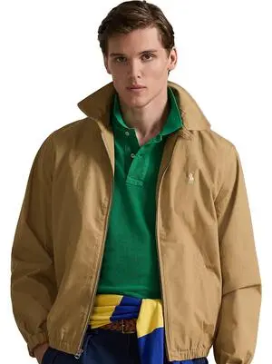 Ralph Lauren Bayport Poplin Jacket Cafe Tan