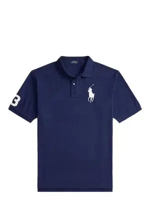 Ralph Lauren Big Pony Mesh Polo Shirt - Newport Navy