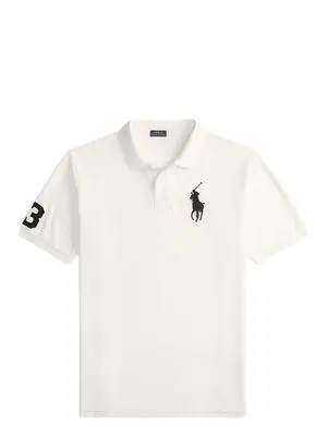 Ralph Lauren Big Pony Mesh Polo Shirt - White