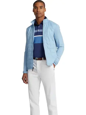 Ralph Lauren Hybrid Mockneck Jacket Powder Blue
