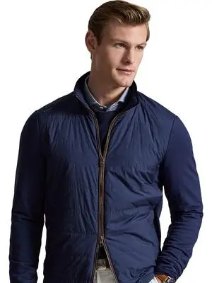 Ralph Lauren Hybrid Mockneck Jacket Refined Navy