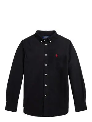 Ralph Lauren Garment-dyed Cotton Oxford Shirt - Polo Black