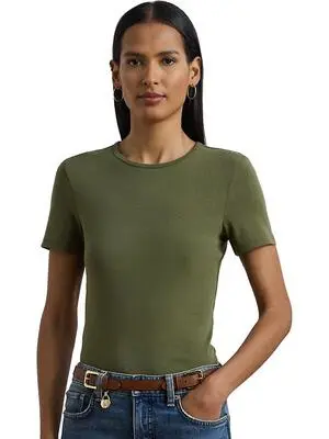 Ralph Lauren Ralph Lauren Stretch Cotton Tee Olive Grove