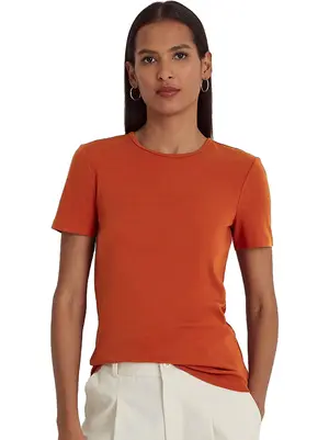 Ralph Lauren Ralph Lauren Stretch Cotton Tee Red Sunstone