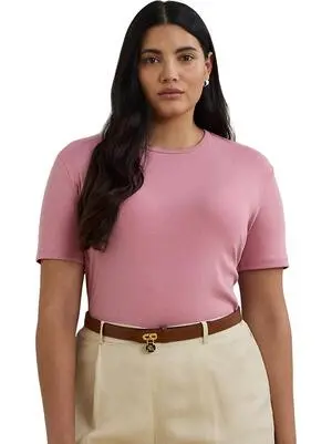 Ralph Lauren Ralph Lauren Stretch Cotton Tee Rose Mauve
