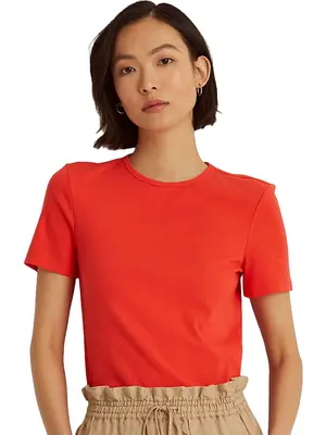 Ralph Lauren Ralph Lauren Stretch Cotton Tee Tomato