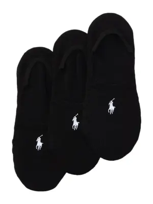 Ralph Lauren Ultralow Sock 3-Pack Black