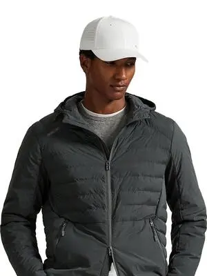 Ralph Lauren Quilted Hooded Jacket Charcoal Grey
