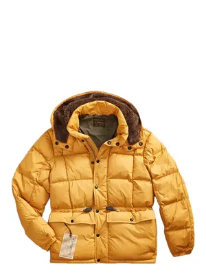 Ralph Lauren Quilted Hooded Jacket Mountain Yellow