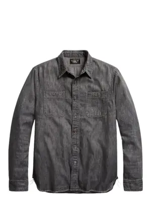 Ralph Lauren Denim Workshirt Black And White