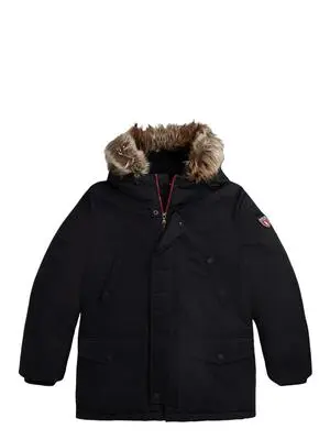 Ralph Lauren Faux-fur-trim Down Parka - Polo Black