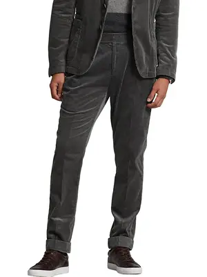 Ralph Lauren Corduroy Suit Trousers Battleship Grey
