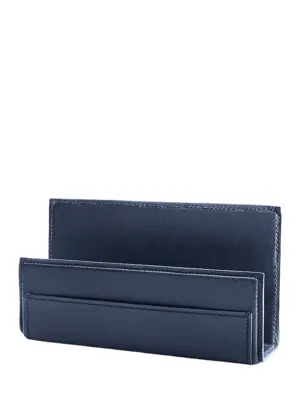 Ralph Lauren Brennan Leather Letter Rack Navy