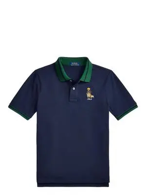 Ralph Lauren Polo Bear Cotton Mesh Polo Shirt - Refined Navy