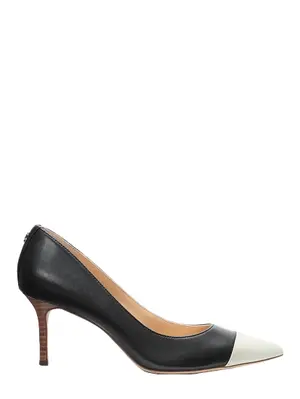 Ralph Lauren Ralph Lauren Lanette Nappa Leather Pump Lauren Navy/vanilla