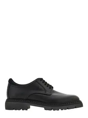 FERRAGAMO Derby Shoe - Black