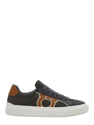 FERRAGAMO Gancini Sneaker - Grey