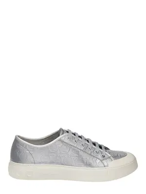 FERRAGAMO Ferragamo Gancini Sneaker Silver