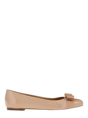 FERRAGAMO Varina Ballet Flat - Beige