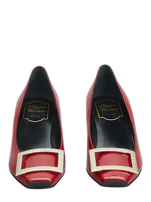 ROGER VIVIER Trompette Pumps In Patent Leather - Red