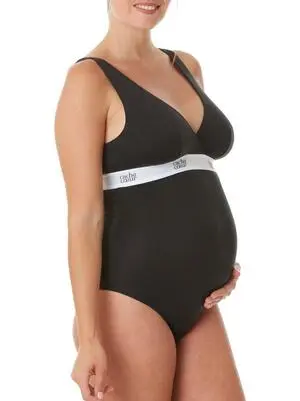 CACHE COEUR Life Maternity/nursing Bodysuit - Black