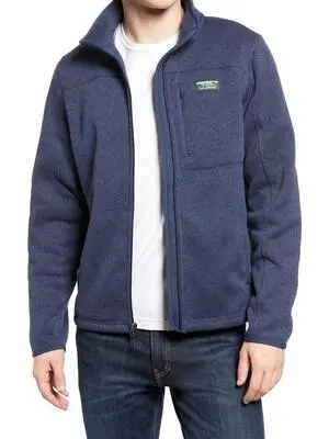 L.l.bean Sweater Fleece Jacket - Bright Navy