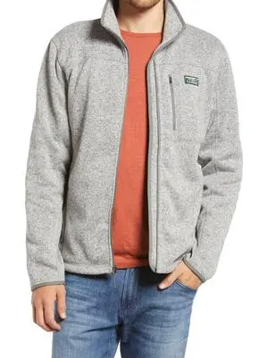 L.l.bean Sweater Fleece Jacket - Grey Heather