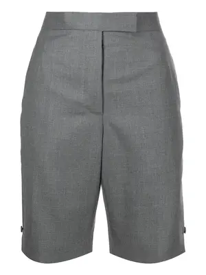 Thom Browne Tailored High-waist Shorts - Grey