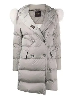 MOORER Padded Down Coat - Grey
