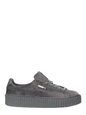 PUMA Fenty X Velvet Platform Sneakers - Grey