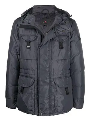 Peuterey Hooded Padded Jacket - Black