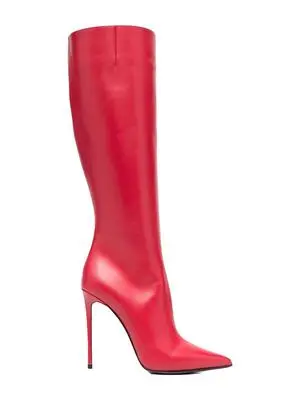 LE SILLA Below-the-knee Stiletto Boots - Red