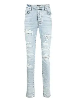 Amiri Distressed Skinny Jeans - Blue
