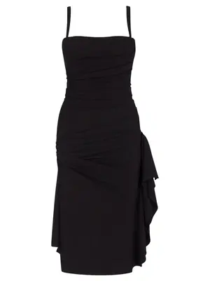 Dolce & Gabbana Draped Dress - Black