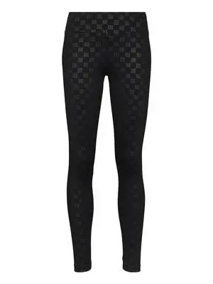 MISBHV All-over Logo Print Stretch Leggings - Black