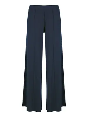 LYGIA & NANNY Flared Pleated Trousers - Blue
