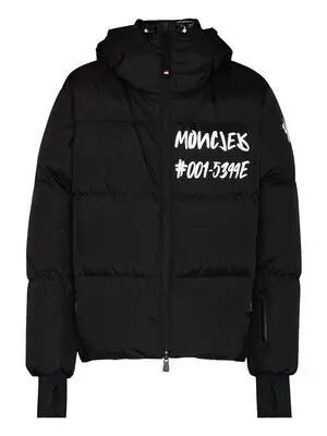 Moncler Mazod Zip-up Puffer Jacket - Black