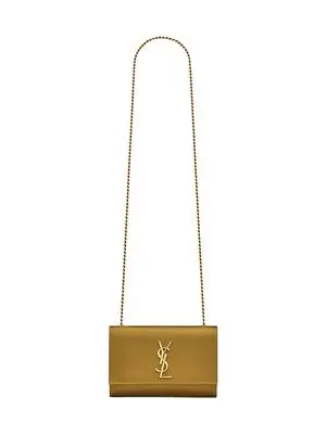 Saint Laurent Kate Small Patent Leather Shoulder Bag Jungle