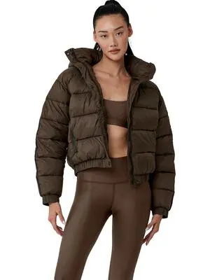 Alo Yoga Aspen Love Puffer Jacket Espresso