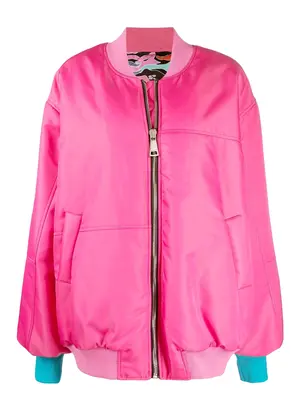 Khrisjoy Oversized Padded Jacket - Pink