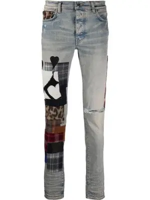 AMIRI Patchwork Detail Denim Jeans