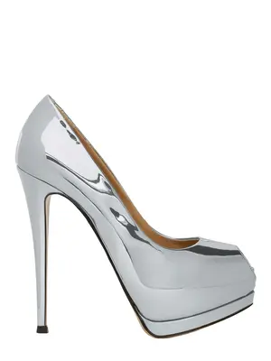 GIUSEPPE ZANOTTI 130mm Sharon Pumps - Silver