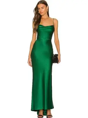 Alice + Olivia Montana Maxi Gown - Deep Emerald