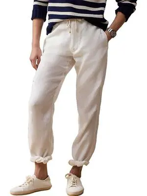 Ralph Lauren Linen Trousers Classic Cream