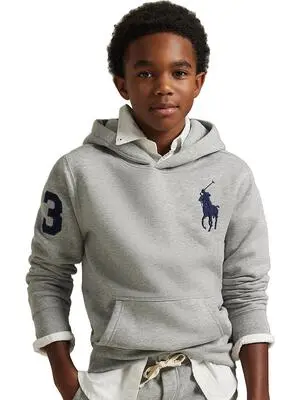 Ralph Lauren Big Pony Fleece Hoodie - Andover Heather