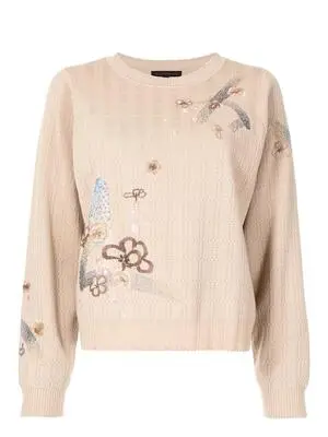 SHIATZY CHEN SHIATZY CHEN Embroidered Crew Neck Jumper