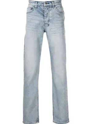 Ksubi Hazlow Washed Slim-fit Jeans - Blue