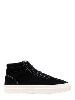 S.W.C STEPNEY WORKERS CLUB Suede Hi-top Trainers - Black