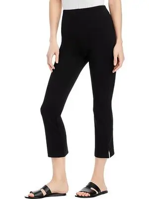 Lyssé Cropped Kick Flare Trousers - Black