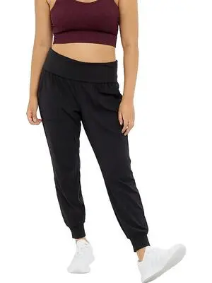Ingrid & Isabel® Ultimate Fold Down Jogger Pants - Black